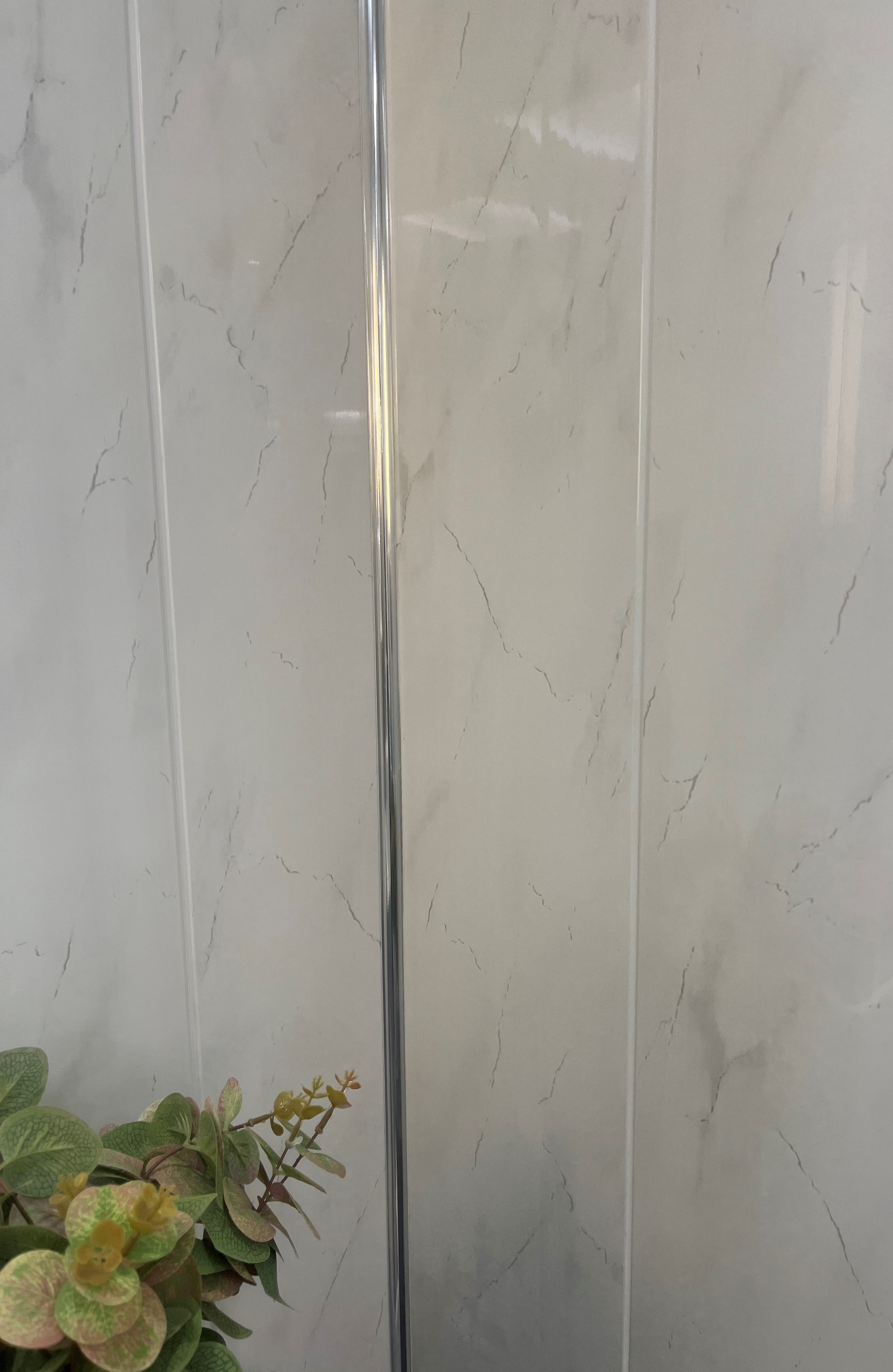 Soft Grey V-Groove 250mm x 2.6mtr Wall Panel – The Panel Company Ireland