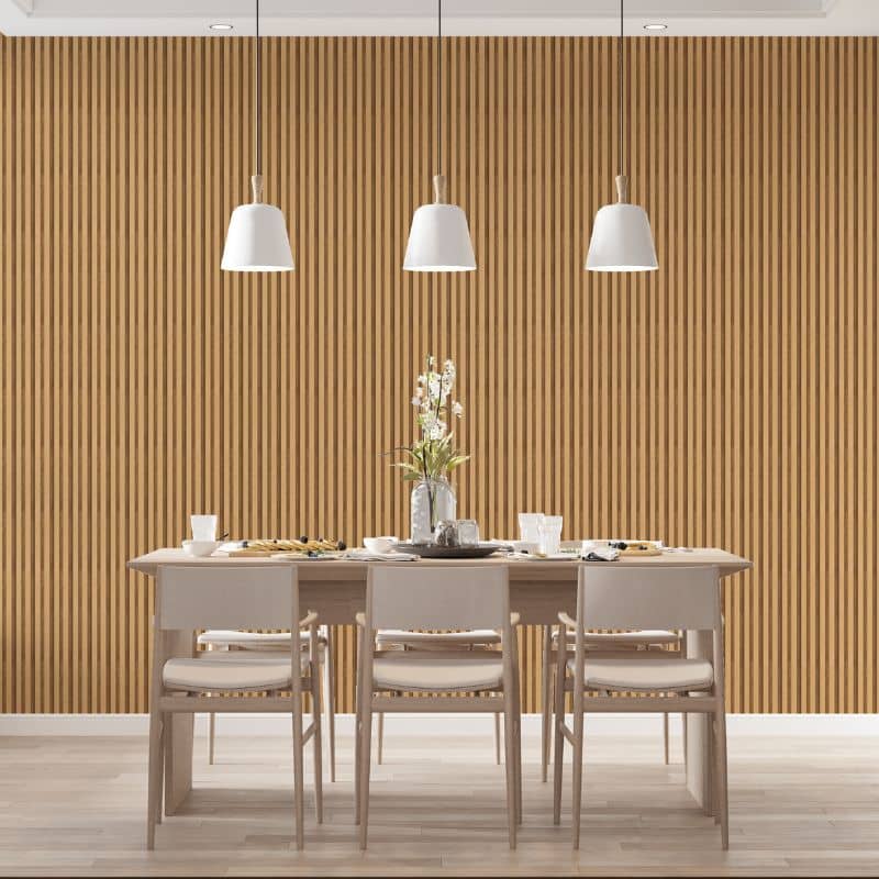 Buy All Natural Oak Slat Wall Panels | Sulcado | The Panel Company ...