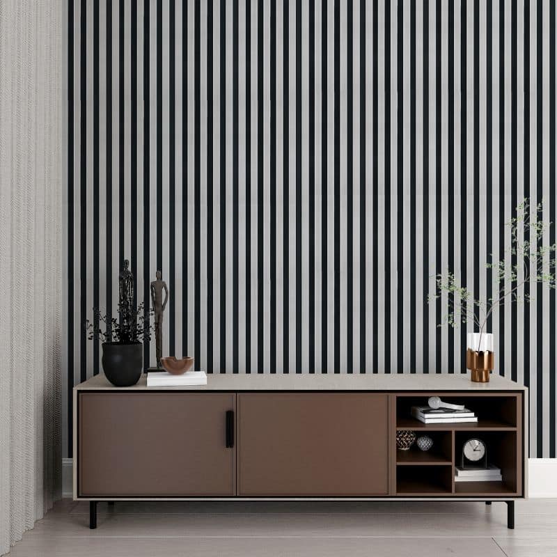Silver Metallic Slat Wall Panel | Sulcado | The Panel Company – The ...