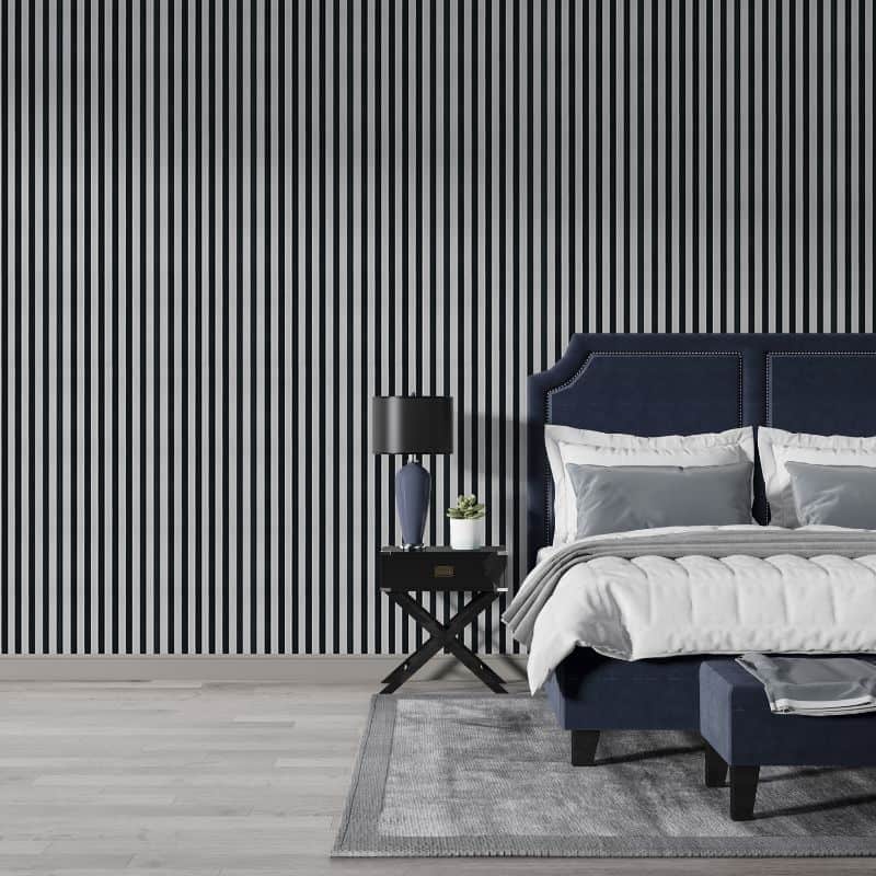 Silver Metallic Slat Wall Panel | Sulcado | The Panel Company – The ...